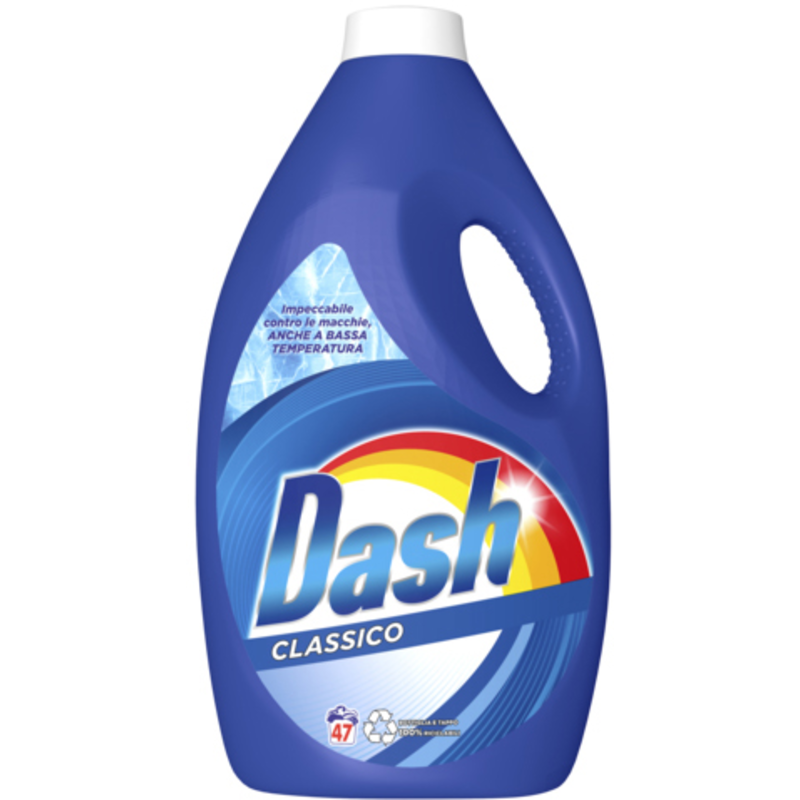 50 Lavaggi Il detersivo liquido Dash Classico è ideale per lavare sia i ...